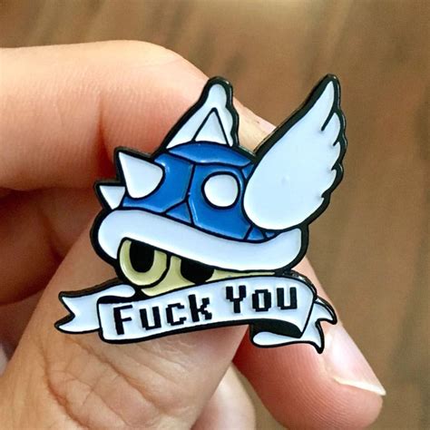 Mario Kart Blue Shell Pin Shut Up And Take My Yen