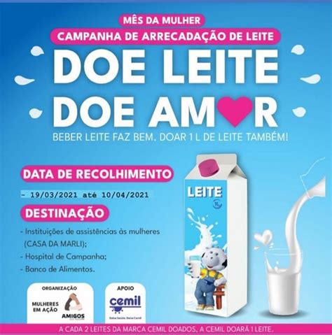 Campanha visa arrecadar caixas de leite para instituições Patos Agora