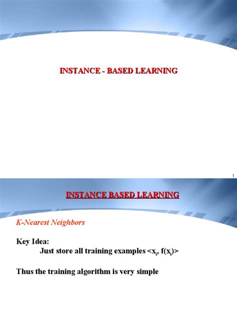 lecture 05 nearest neighbour pdf statistical classification information science