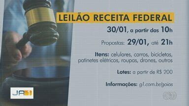 JA 1ª Edição Regional Leilão da Receita Federal tem carro por R 15