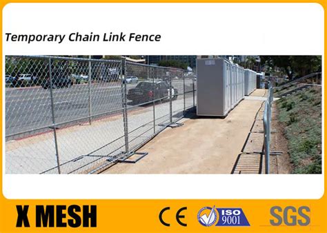 6 Gauge American Temp Chain Link Fence Fabric 6 Ft X 8 Ft Perimeter