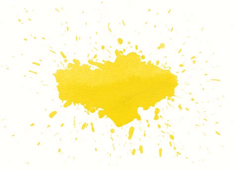 Yellow Watercolor Splatter Background Onlygfx