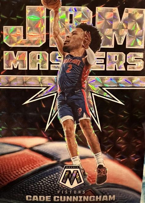 Cade Cunningham Mosaic Jam Masters Silver Mosaic Price Guide