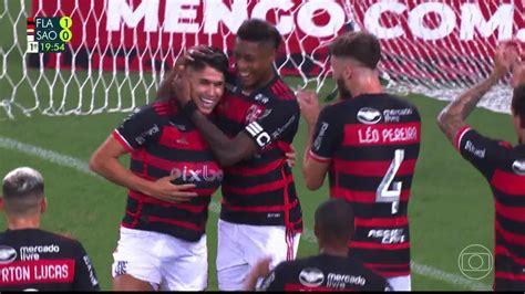 Vídeo Flamengo 2 x 1 São Paulo Melhores momentos 2ª rodada