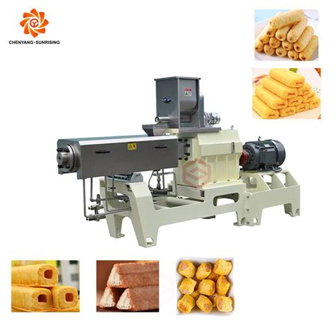 Multifunctional Puffed Corn Snacks Production Line Core Filling Snacks