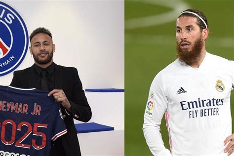 La réaction de Sergio Ramos à la prolongation de Neymar au PSG photo