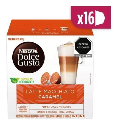 Nescafé Dolce Gusto 16 Cápsulas Latte Macchiato Caramel