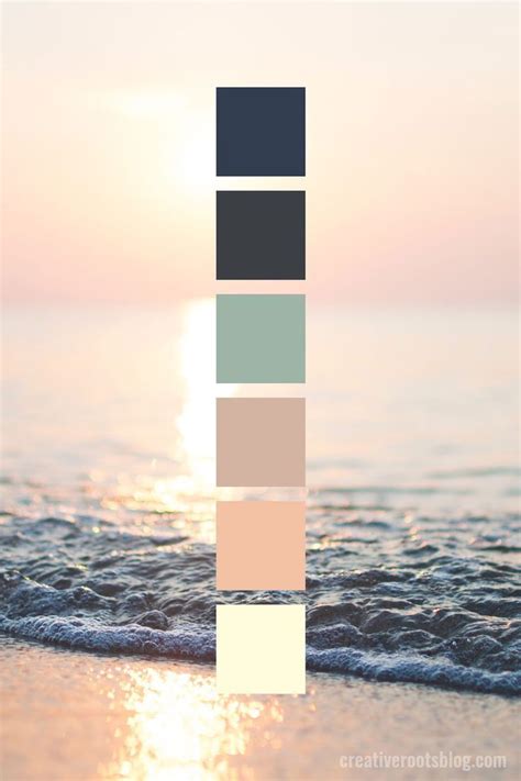 Beachy Color Palette Beachy Colors Color Schemes Colour Palettes