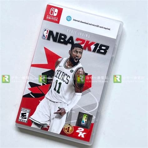 優質二手電玩NS 任天堂 Switch NBA 2K18 美中版 美國職業籃球 職籃 美職 運動一樂電玩 蝦皮購物