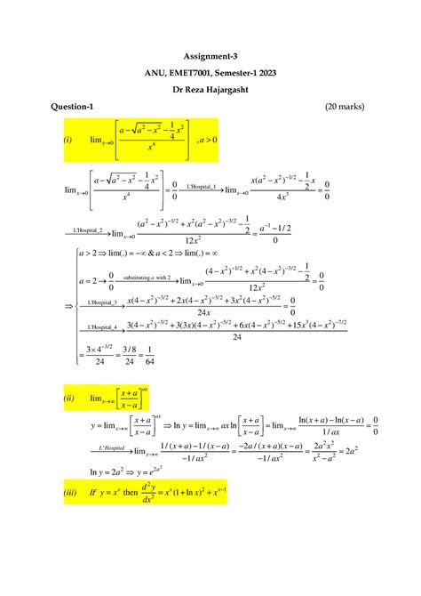 assignment 3 emet7001 23 solution assignment anu emet7001 semester 1 2023 dr reza