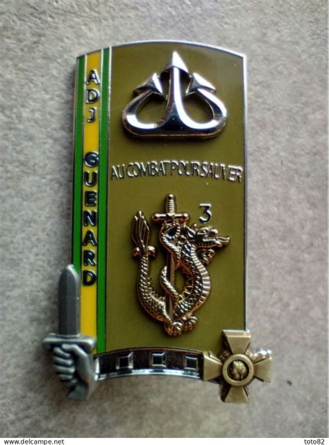 Armée de terre médaille militaire insigne 357 promotion ENSOA adj