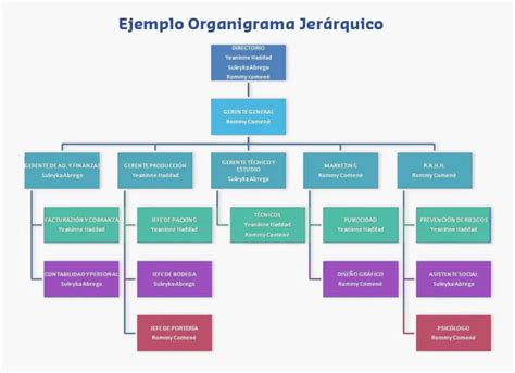 Organigrama Que Es Funcion Tipos Ejemplos Y Como Crealos Online Images