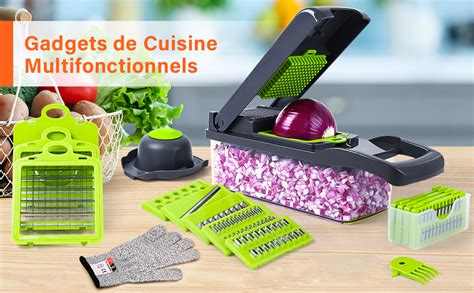 Nelxibi Coupe Legumes Multifonctions En Professionnelle Mandoline