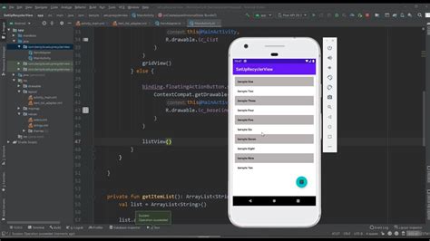 Instructions For Setup RecyclerView With List And Grid View In Android