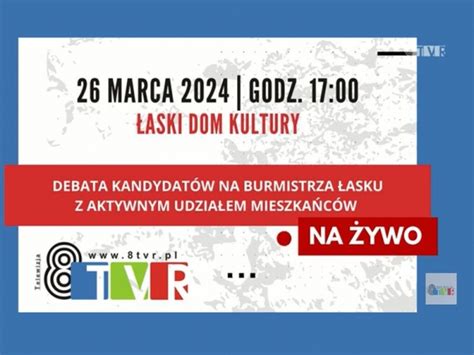 Telewizyjna debata wyborcza kandydatów na Burmistrza Łasku ŁaskOnline