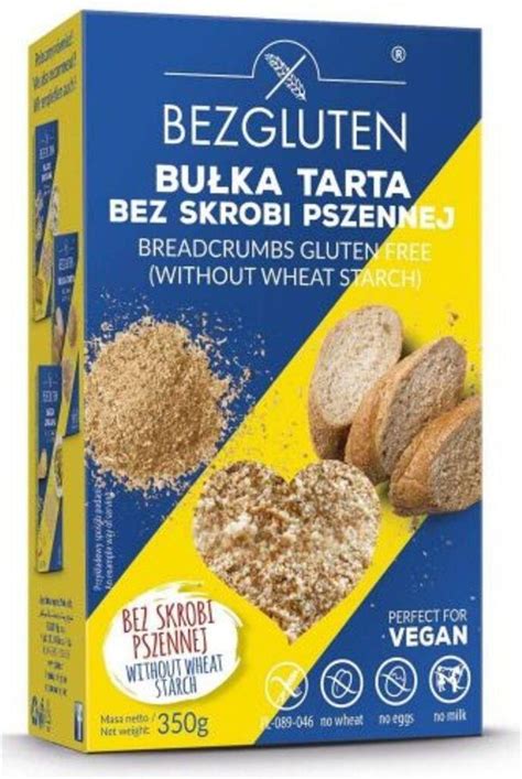 Bezgluten Bułka tarta bezglutenowa bez skrobi pszennej 350g Ceny i