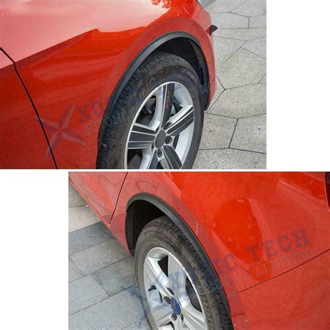 Carbon Fiber Auto Wheel Eyebrow Arch Trim Side Fender Flares For BMW