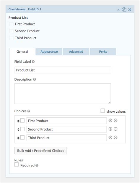 Checkbox Products For Gravity Forms Gravity Wiz