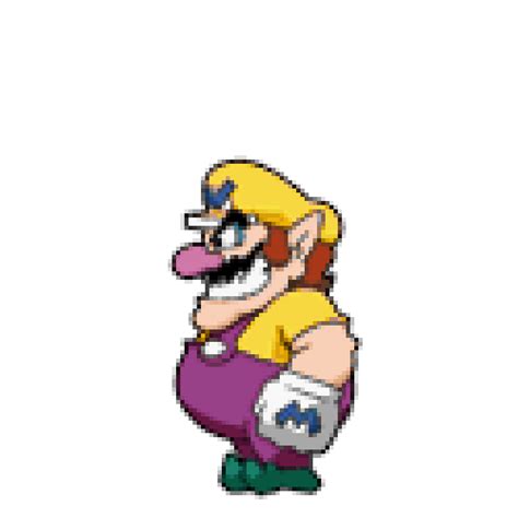 Supper Mario Broth Warios Idle Animation From Wario Land Shake It