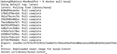 DB Docker Mysql Intellij 연결하기 Windows Mac