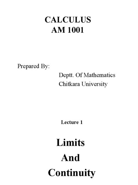 limits and continuity pdf maxima and minima derivative