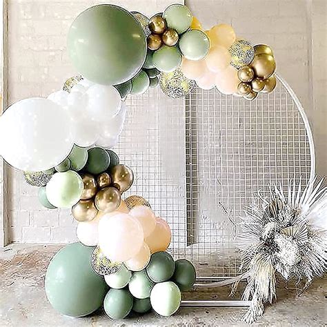 Sage Green Balloon Garland Arch Kit Pcs Avocado Green Balloon With