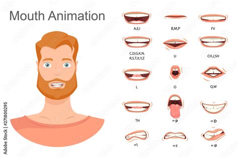 Men S Lip Sync Lip Sync Collection For Animation Men S Mouth