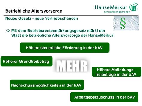 Betriebliche Altersvorsorge Ppt Herunterladen