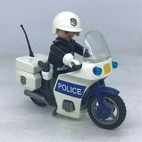Playmobil Moto De Police