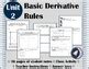 AP Calc AB Unit 2 Basic Derivative Rules By Apollo Mathematics