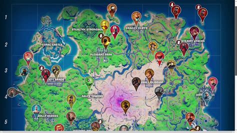 Fortnite Sezon Rozdzia Lokalizacja Npc W Na Mapie Youtube