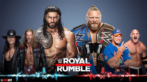 ROYAL RUMBLE 2023 WWE 2K23 30 MAN ROYAL RUMBLE FULL MATCH GAMEPLAY WWE