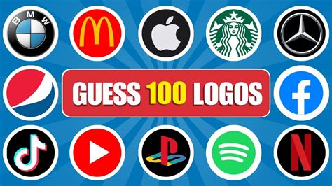 Guess The Logo In 3 Seconds 100 Famous Logos Logo Quiz YouTube