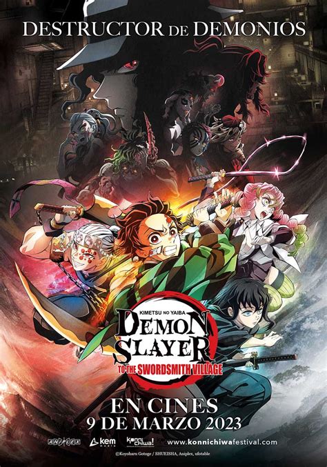 Demon Slayer Kimetsu No Yaiba To The Swordsmith Village Se Exhibir