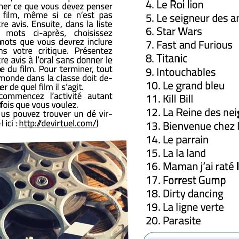 Fiche de vocabulaire FLE sur le cinéma B1 Les Zexperts FLE