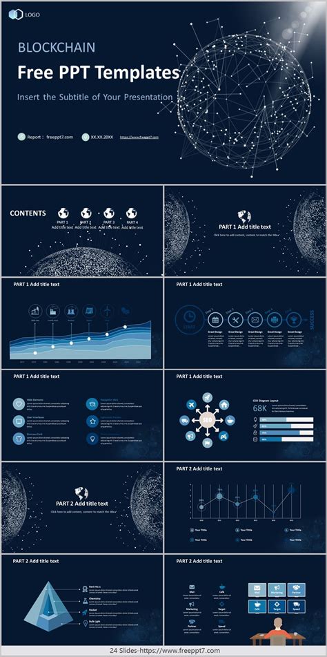 Blue Technology Wind Powerpoint Templates Google Slides Artofit