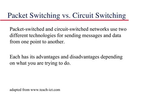 Ppt Packet Switching Vs Circuit Switching Powerpoint Presentation
