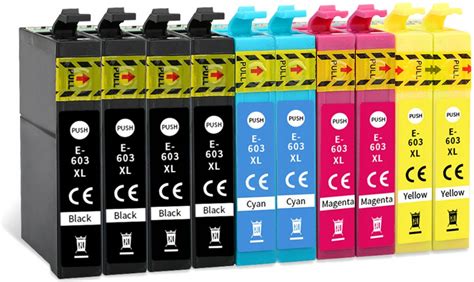 Tusz EMB 10X TUSZE DO EPSON 603 XL XP 3100 WF 2810 XP 2100
