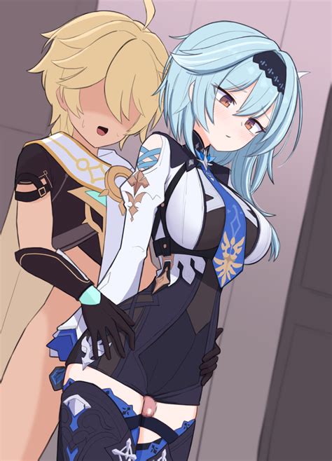 Aether And Eula Genshin Impact Drawn By Bebetang Danbooru