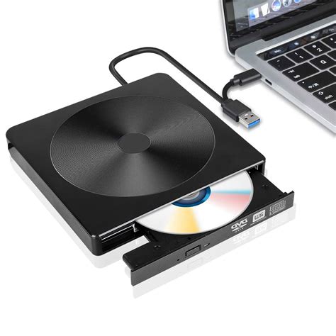 External Cd Drive For Laptop Eeekit Usb Type C Portable Cd Dvd Rom