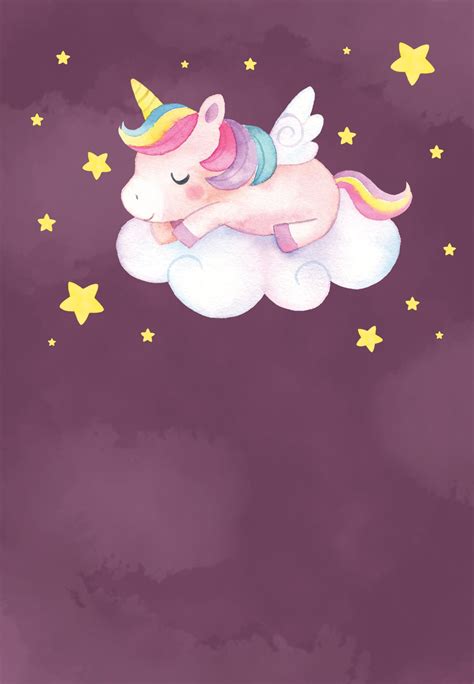 Unicorn Birthday Background Hd