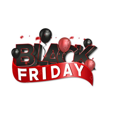 Black Friday Sale Poster Design With Celebration Balloons Vector Black