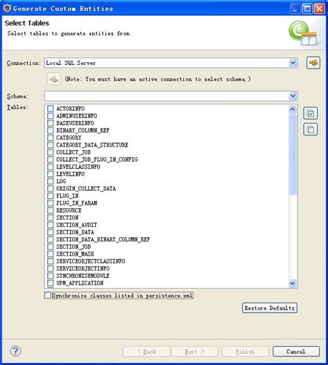 eclipse 通过jpa自动生成注解实体 sts jpa csdn博客