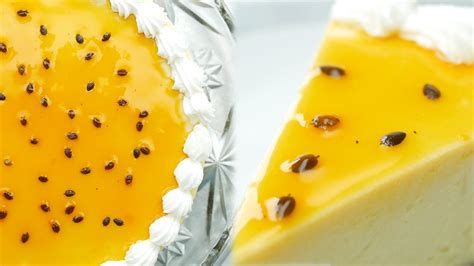 CHEESECAKE DE MARACUYÁ SIN HORNO YouTube