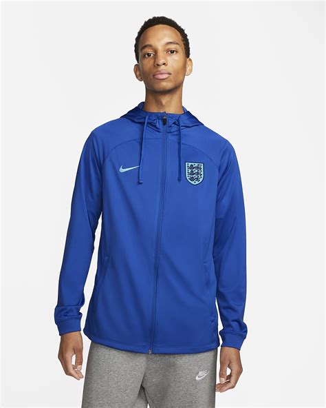 Veste de survêtement de football à capuche Nike Dri FIT Angleterre
