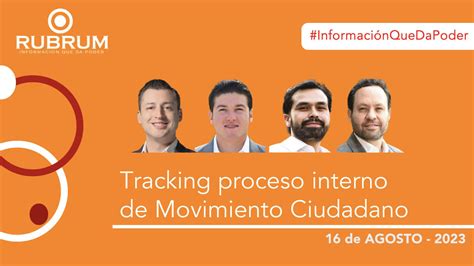 Tracking Proceso Interno De Movimiento Ciudadano 16 De Agosto 2023