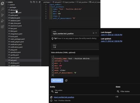 Mise En Place De La Fonction Packages Dans Configuration Yaml