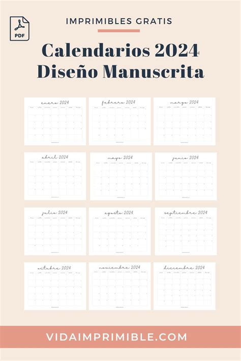 Calendarios Para Imprimir Pdf Gratis
