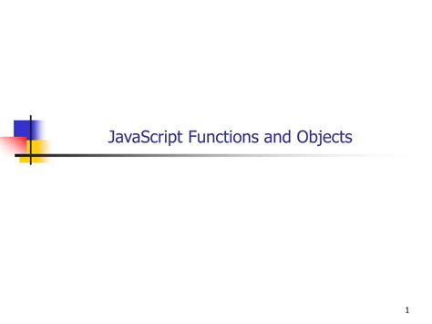 ppt javascript functions and objects powerpoint presentation free download id 6238159