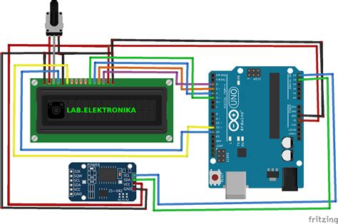 tutorial membuat jam digital menggunakan rtc ds3231 dan lcd karakter 16x2 dengan arduino lab
